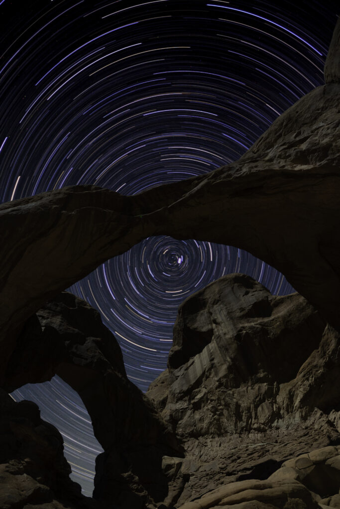 Windows Arch, Star Trails | Colorado Astrophotography